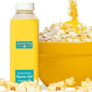 Amazon.com : Franklin’s Gourmet Popcorn Butter Flavored Salt - 19 oz ...