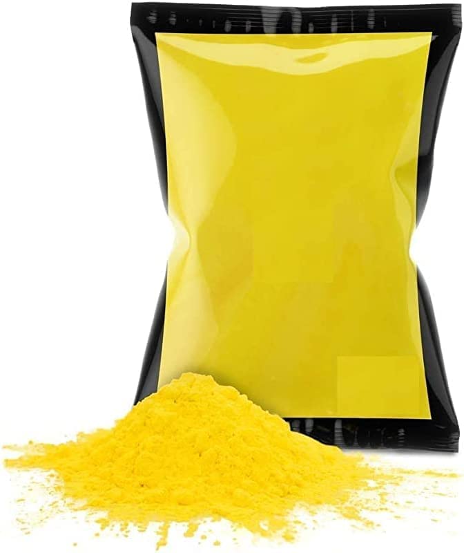 Amazon.com: Natural and Non Toxic Holi Color Powder - Yellow | Organic ...