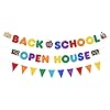 Amazon.com: Glitter Back to School Open House Banner Decorations First ...