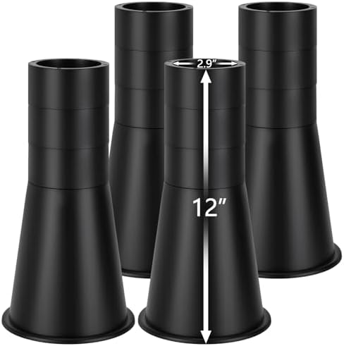 Amazon.com: Apipi 12'' Stable Dorm Bed Risers for Twin XL - Non-Slip ...