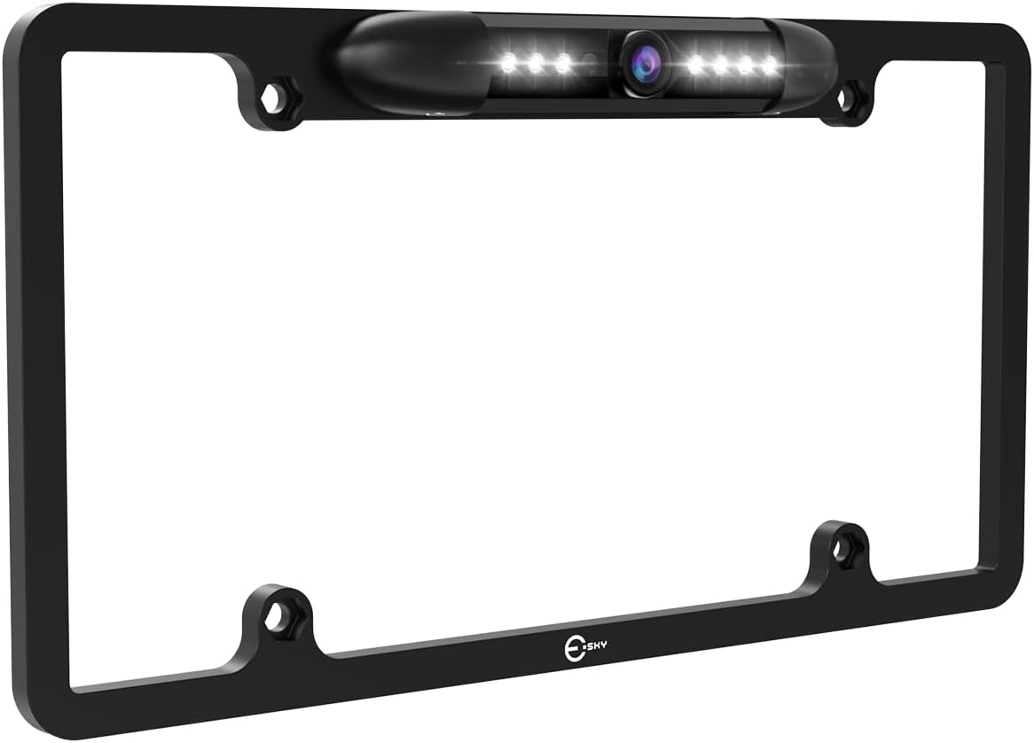 Amazon.com: Backup Camera License Plate Frame, Esky Car Night Vision ...