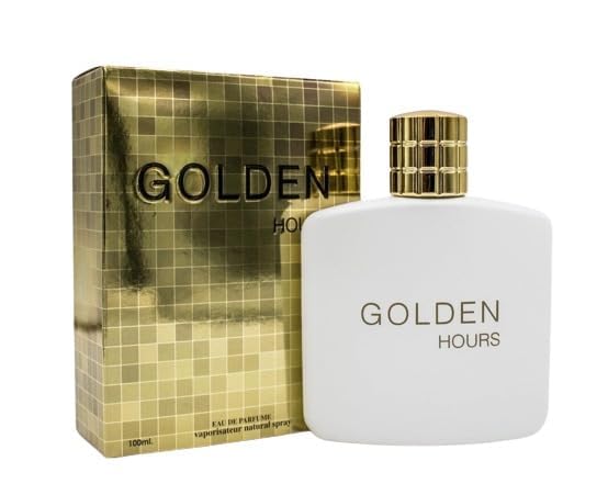 Amazon.com : GOLDEN HOURS Eau de Parfum Pour Homme Amber Woody ...