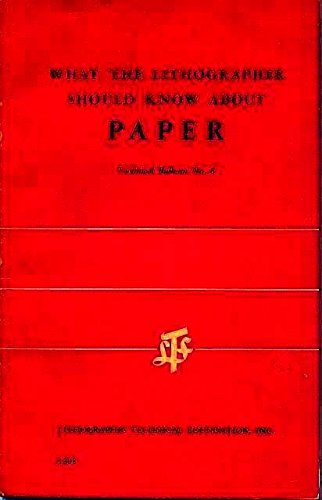 What the lithographer should know about paper.: Robert Reed: Amazon.com ...