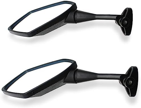 GYMARK Motorcycle Mirrors Wing Rearview Mirror for Y-amaha YZF R1 R3 R6 ...