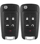 Amazon.com: OCPTY 1 PCS Uncut Keyless Entry Remote Control Key Fob ...