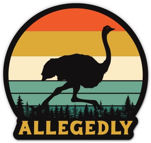 Amazon.com - Allegedly Stickers - 2 Pack - Waterproof Vinyl for Car ...