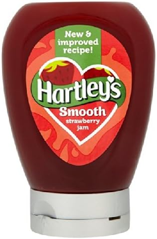 Amazon.com: Hartleys Smooth Strawberry Jam Squeezy 340g : Grocery ...