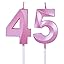 Amazon.com: Gold 45th & 54th Birthday Candles for Cakes, Number 45 54 ...