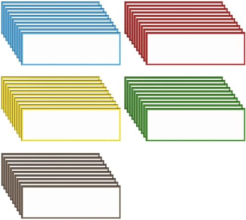 Amazon.com : MaxGear 1" x 3" Dry Erase Magnetic Labels, 50 Pcs Write on ...