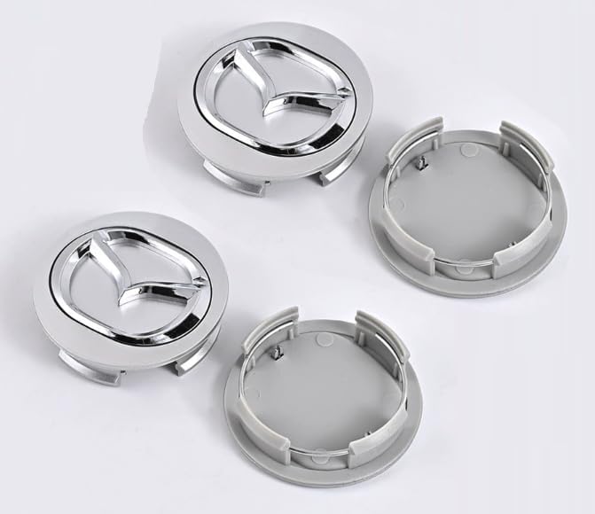 Amazon.com: 4 PCS Car Wheel Center Caps for Mazda 3 2009 2010 2011 2012 ...