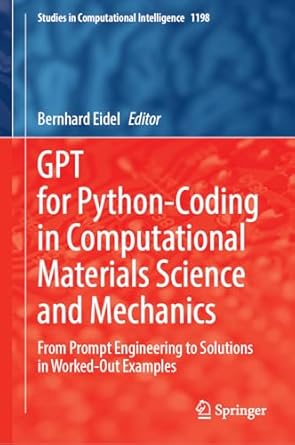 Amazon | GPT for Python-Coding in Computational Materials Science and ...