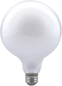 Sylvania 100W Incandescent G40 Décor Globe Light Bulb, E26 Medium Base ...