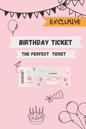 Amazon.com: Birthday Ticket The perfect ticket Exclusive: 200 birthday ...