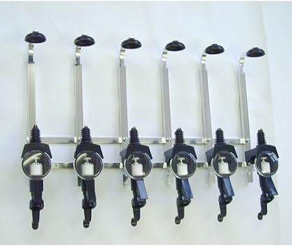 6 Bottle Wall Bar Optic Bracket With Optics For Spirits : Amazon.co.uk ...