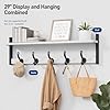 Amazon.com: Tatub 29" Coat Rack Wall Mount with Shelf, Entryway Wall ...