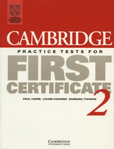 Amazon.com: Cambridge Practice Tests for First Certificate 2 Student's ...