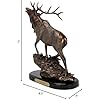 Amazon.com: Marc Pierce Signature Collection Herd Bull Elk Sculpture ...