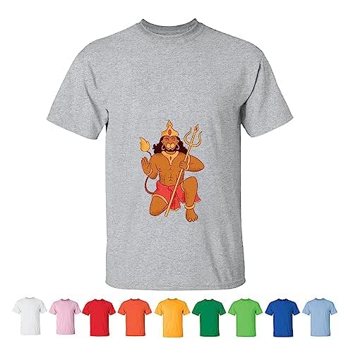 Amazon.com: Hinduism Gift Lord Hanuman Illustration for Indian ers Men ...