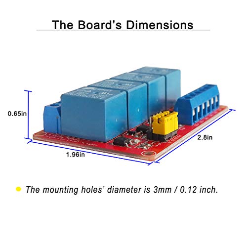Snapklik.com : Vogurtime 4 Channel 5V Relay Module