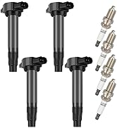 Amazon.com: OCPTY 8 ignition coils with 8 iridium Spark Plugs fits ...