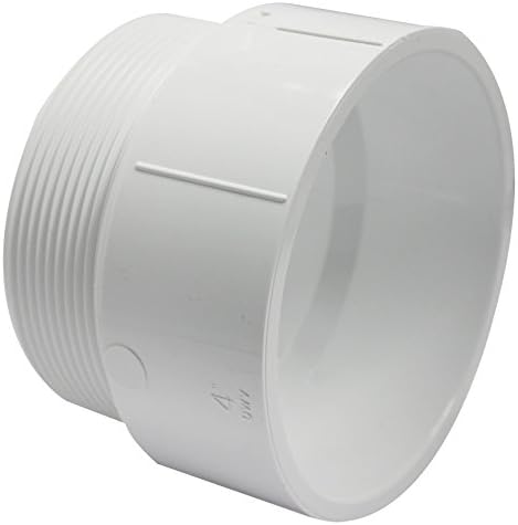 Amazon.com: PVC Male Adapter 4 Inch (1-Pack), Pipe Fittings (Socket x ...
