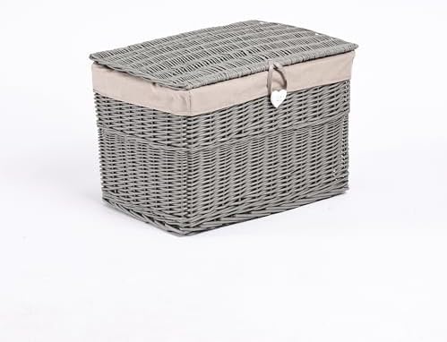 Wickerfield Wicker Trunk with Lid and Liner, Rattan Storage Nursey ...