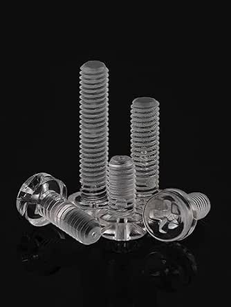 security screws，screws， 10/20/30pcs M3 M4 M5 M6 Transparent Acrylic ...