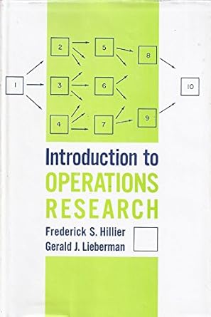 Introduction to Operations Research: Hillier and Lieberman ...