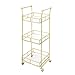 Amazon.com - Silverwood Collier 3-Tier Square Bar Cart, Gold - Bar ...