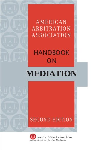Amazon.com: American Arbitration Association Handbook on Mediation ...