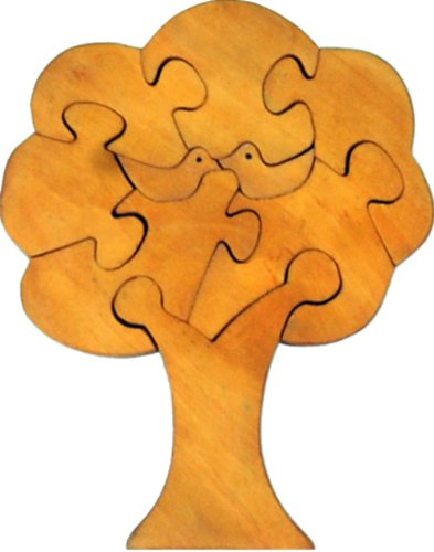 Buy Little Genius Jigsaw Puzzle Tree Natural Finish (Multicolor) Online ...