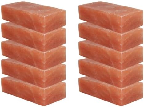 Amazon.com: Himalayan Salt Brick for Wall | Pack of 10 Size 8 * 4 * 2 ...