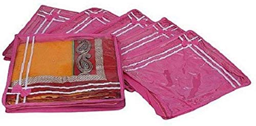 Shivansh Traders Pack of 12 pcs Multipurpose Saree Cover Sari Cover ...