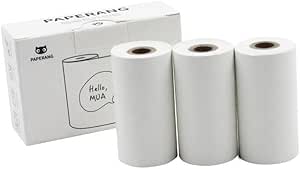 Amazon.com : 3Rolls / Box White Notes Thermal Paper Refills For ...