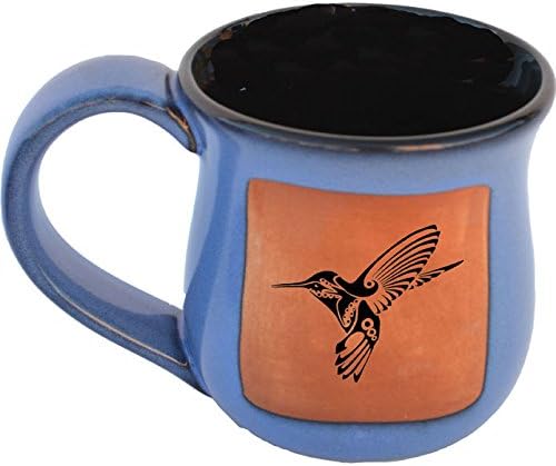 Amazon.com | ALWAYS AZUL POTTERY Double Running Horse Mug in Real Blue ...