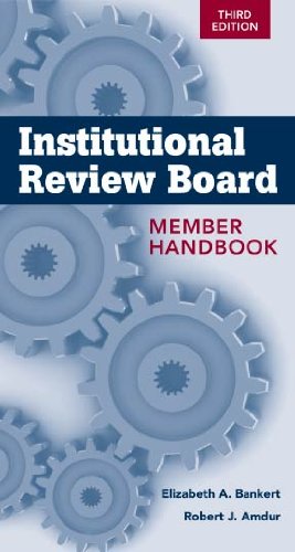Amazon.com: Institutional Review Board: Member Handbook: Member ...
