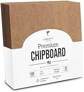 Amazon.com: Chipboard Sheets 5.5x8.5 Inch, 100 Sheets of 22 Point ...