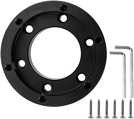 Amazon.com: gohantee 70mm Steering Wheel Adapter Plate, Compatible with ...