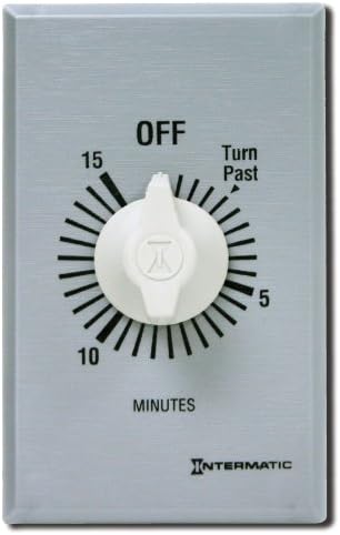 Amazon.com: Intermatic FF315M 15-Minute Spring Loaded Wall Timer SPDT ...