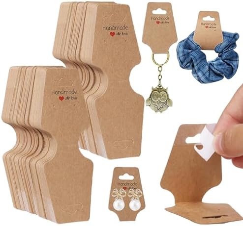 50 Pcs Jewellery Display Cards - Necklace, Bracelet, Keyring Display ...