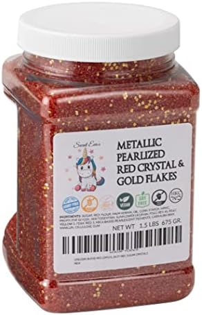 Amazon.com: UNICORN BLEND RED CRYSTAL & GOLD FLAKE - Gluten Free, Egg ...