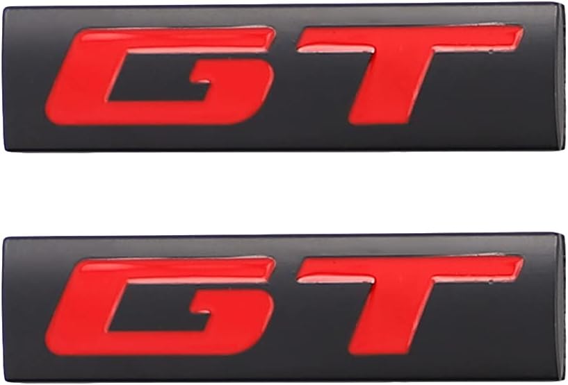 Amazon.com: Chrome Metal GT Logo Car Emblem Premium 3D Badge Auto ...