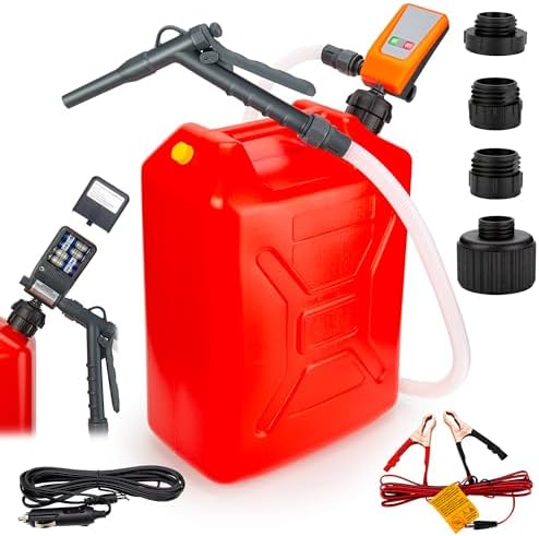 Amazon.com: Efficient Oil Gas Pump Transfer -Quick Flow Control & Stop ...