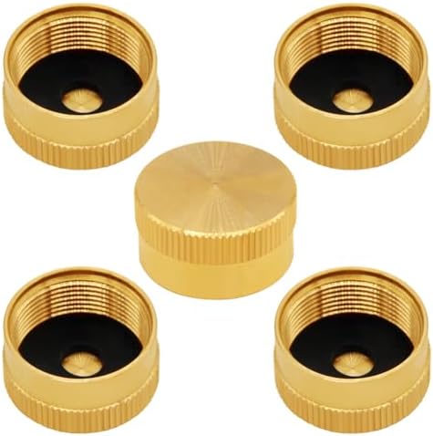 Amazon.com : Uenede 5PCS Solid Brass Propane Bottle Caps Suitable for ...
