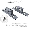 Drawer Front Connector Fixing Bracket Replacement Kit Compatible with ...