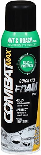 Amazon.com: Combat Max Ant and Roach Killer Quick Kill Foam Spray, 17.5 ...