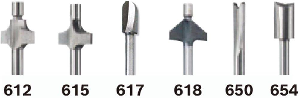 Dremel 692 6-Piece Router Bit Set : Amazon.com.au: Home Improvement