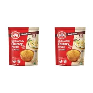 MTR Idli/Dosa/chilly Chutney Powder 200g (Pack of 2) : Amazon.in ...