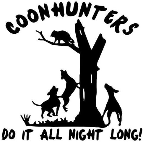 Amazon.com - Coon Hunters Raccoon Sportsman Hunting Printed Decal ...