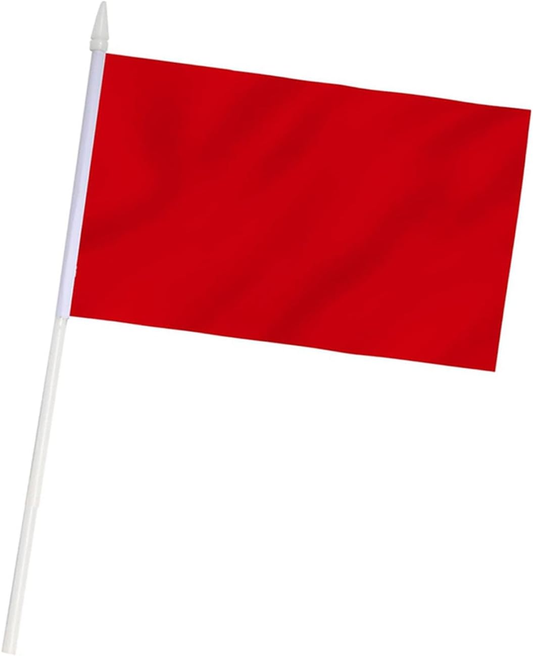 Amazon.com : Roll Maven Red Mini Flag 100 Pack - Hand Held Small ...